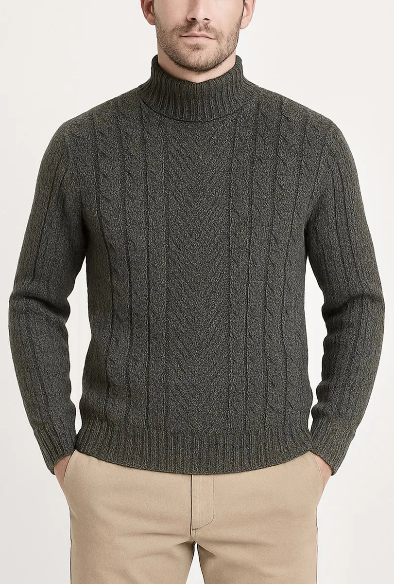 Polera Abrigo Cuello Alto Tipo Rompeviento Slim Fit – Moreno Shop